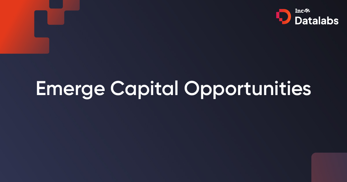 Emerge Capital Opportunities - A Venture Capital Firm Based Out Of Noida