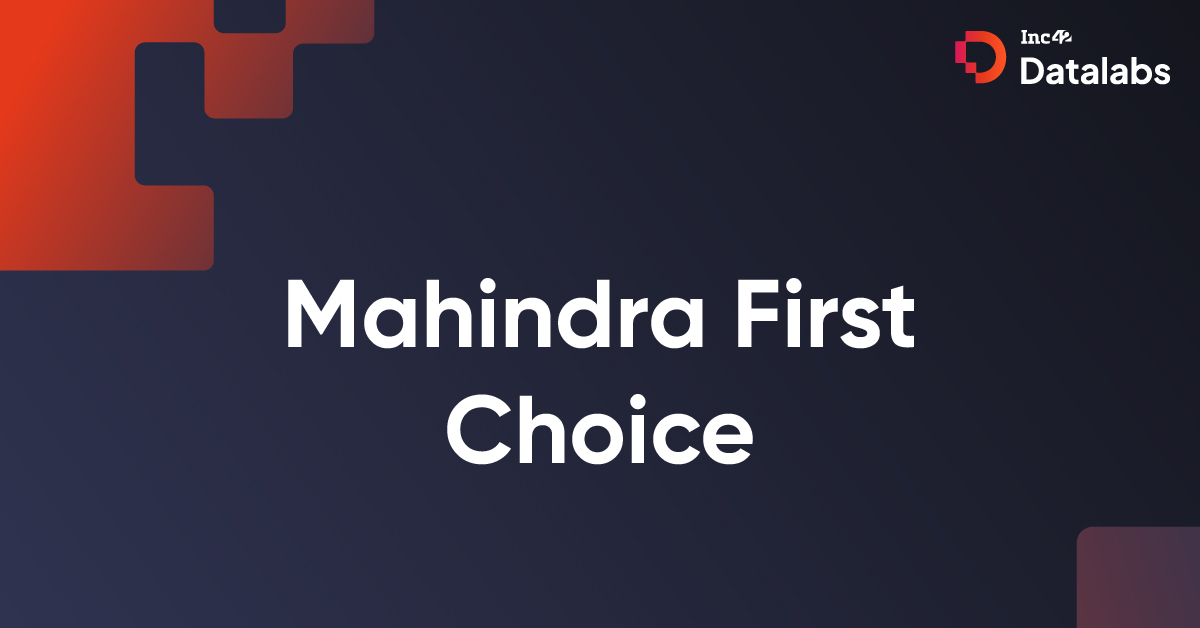 Mahindra First Choice - A Funded Ecommerce Startup Based Out Of Mumbai